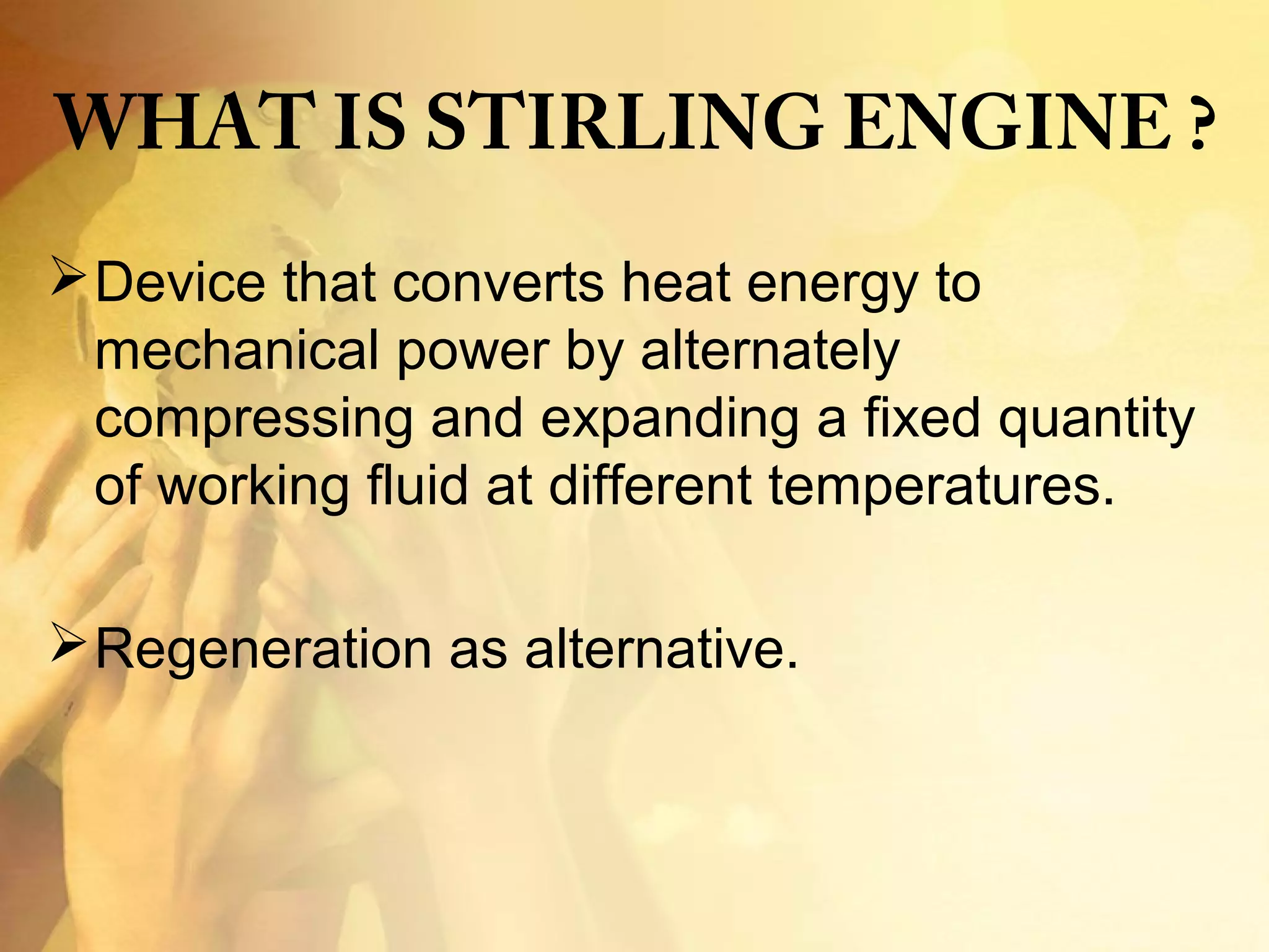 Stirling engine | PPT