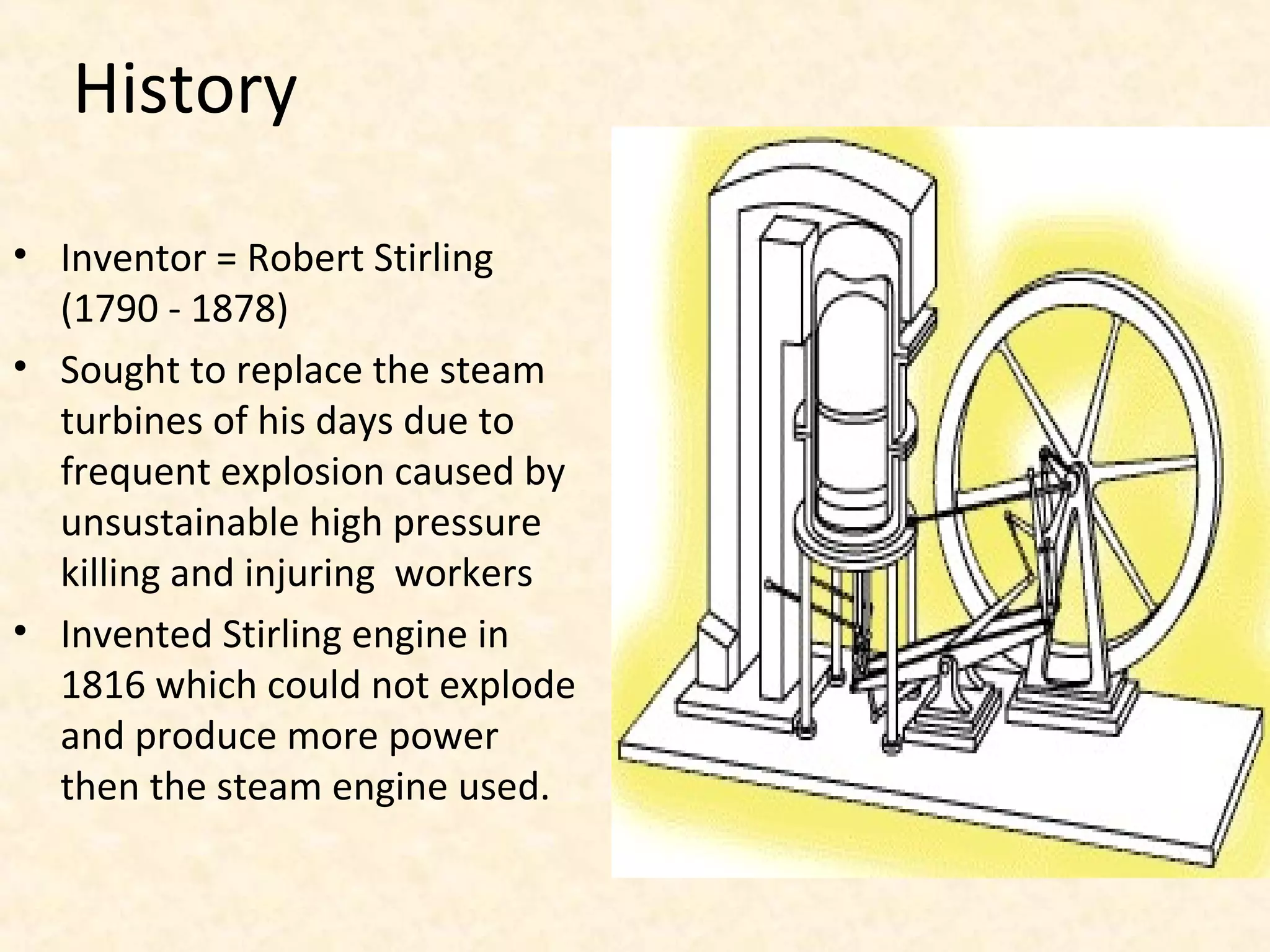 Stirling cycle & its applications | PPT