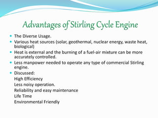 Stirling engine | PPTX