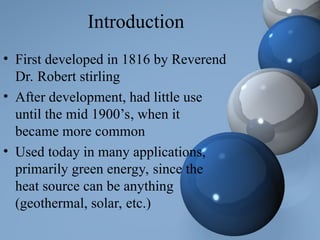 Stirling Engine to produces electricity. | PPT