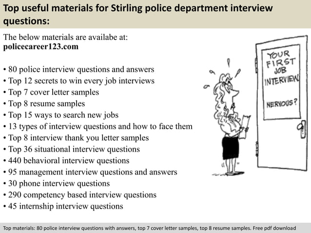 Stirling police department interview questions | PPT