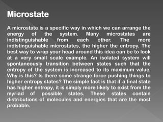 Stirling's approximation & microstate and configuration | PPT