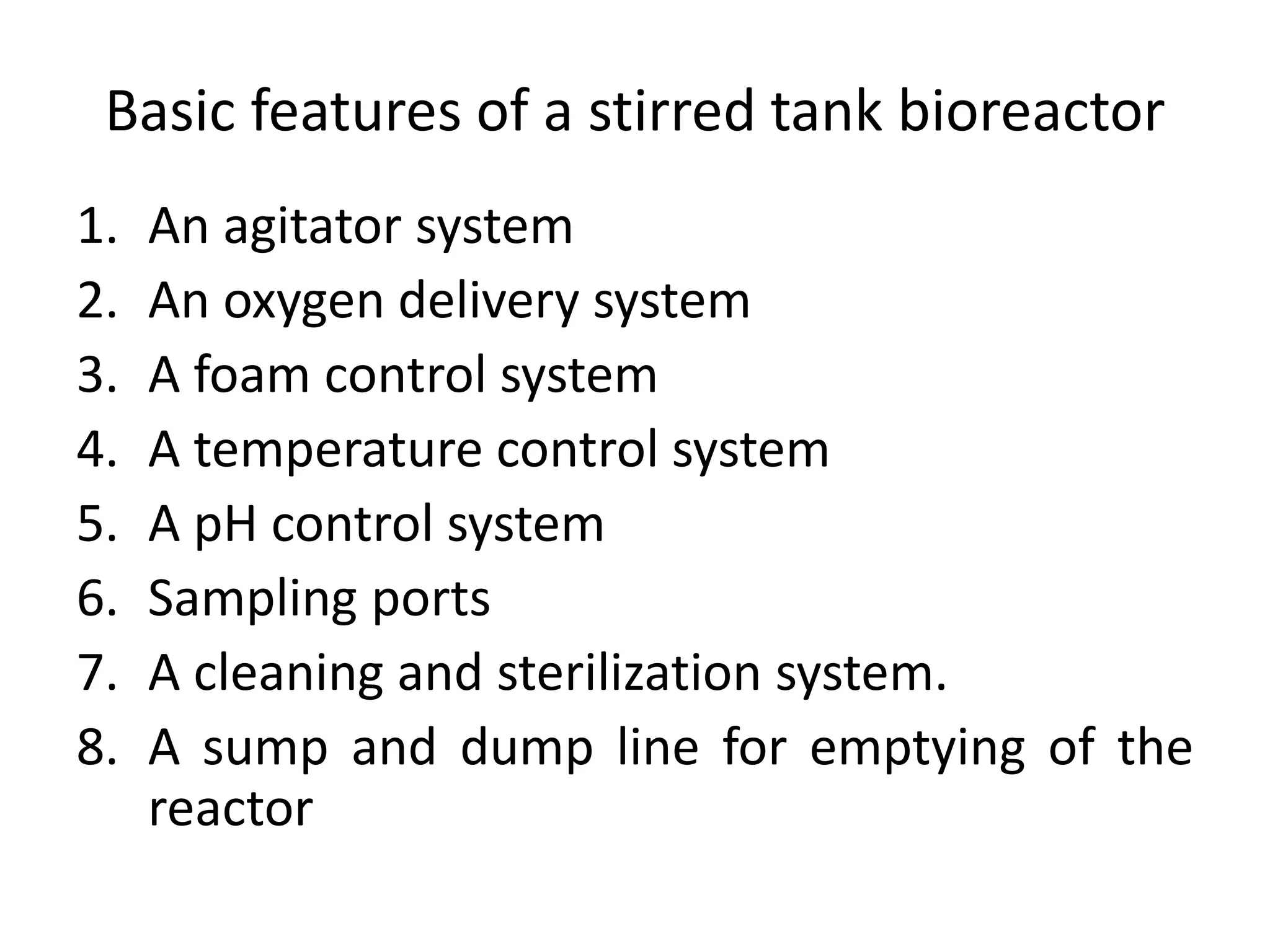 Stirred tank bioreactor | PPTX