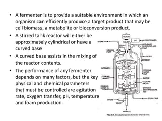 Stirred tank bioreactor | PPTX