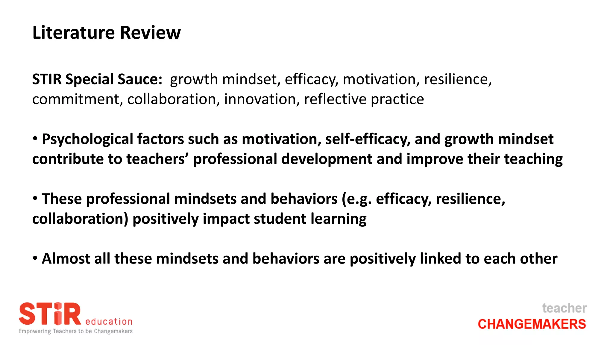 Strengthening Education Systems to Stimulate Teacher Effort, Motivation ...