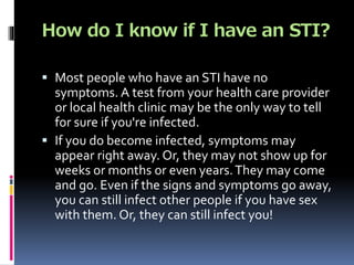 Sexually Transmitted Disease (STIs) Life Orientation Gr.9 | PPTX