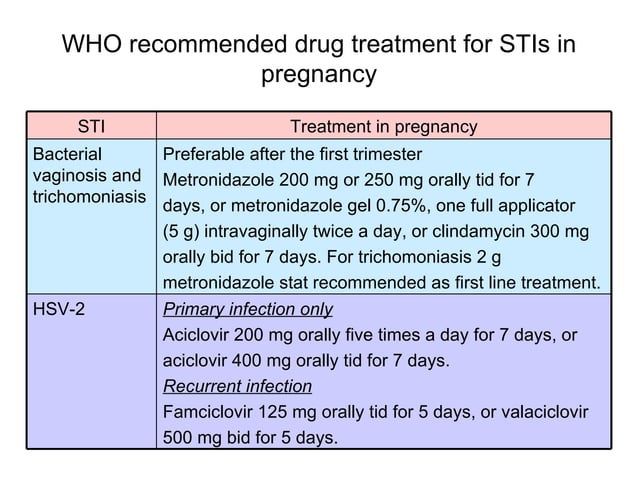 STIs and pregnancy | PPT