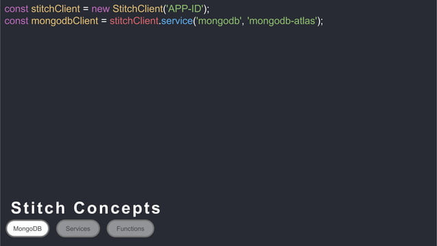 MongoDB Stitch Introduction | PPT