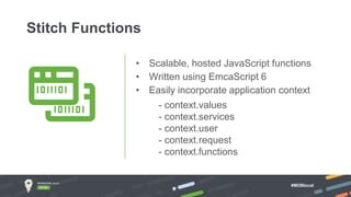 MongoDB Stitch Introduction | PPT