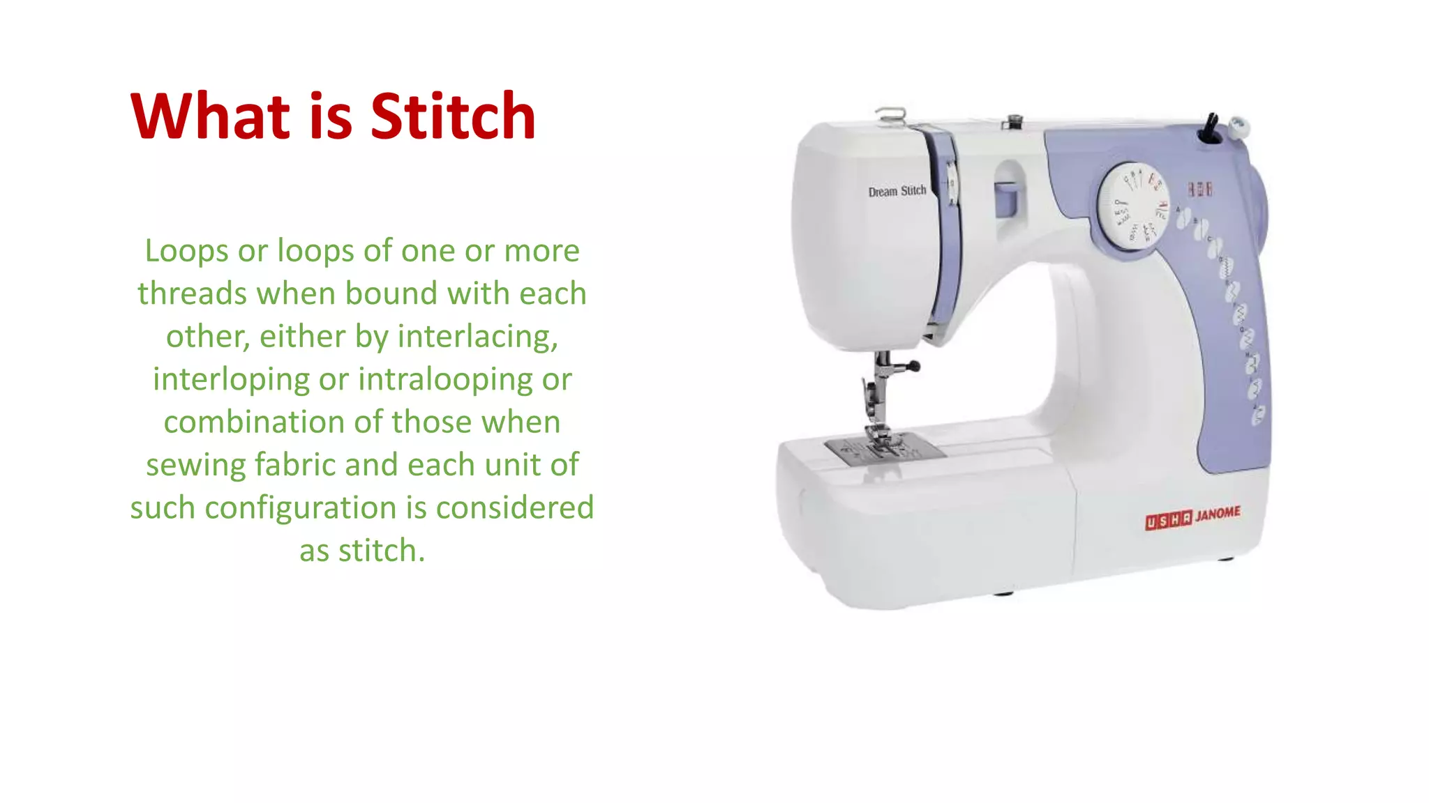 Stitch class | PPTX