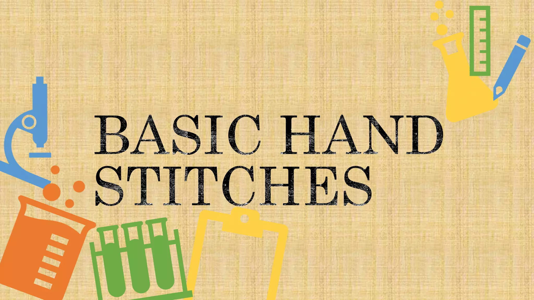 EPP- Basic Stitches | PPTX