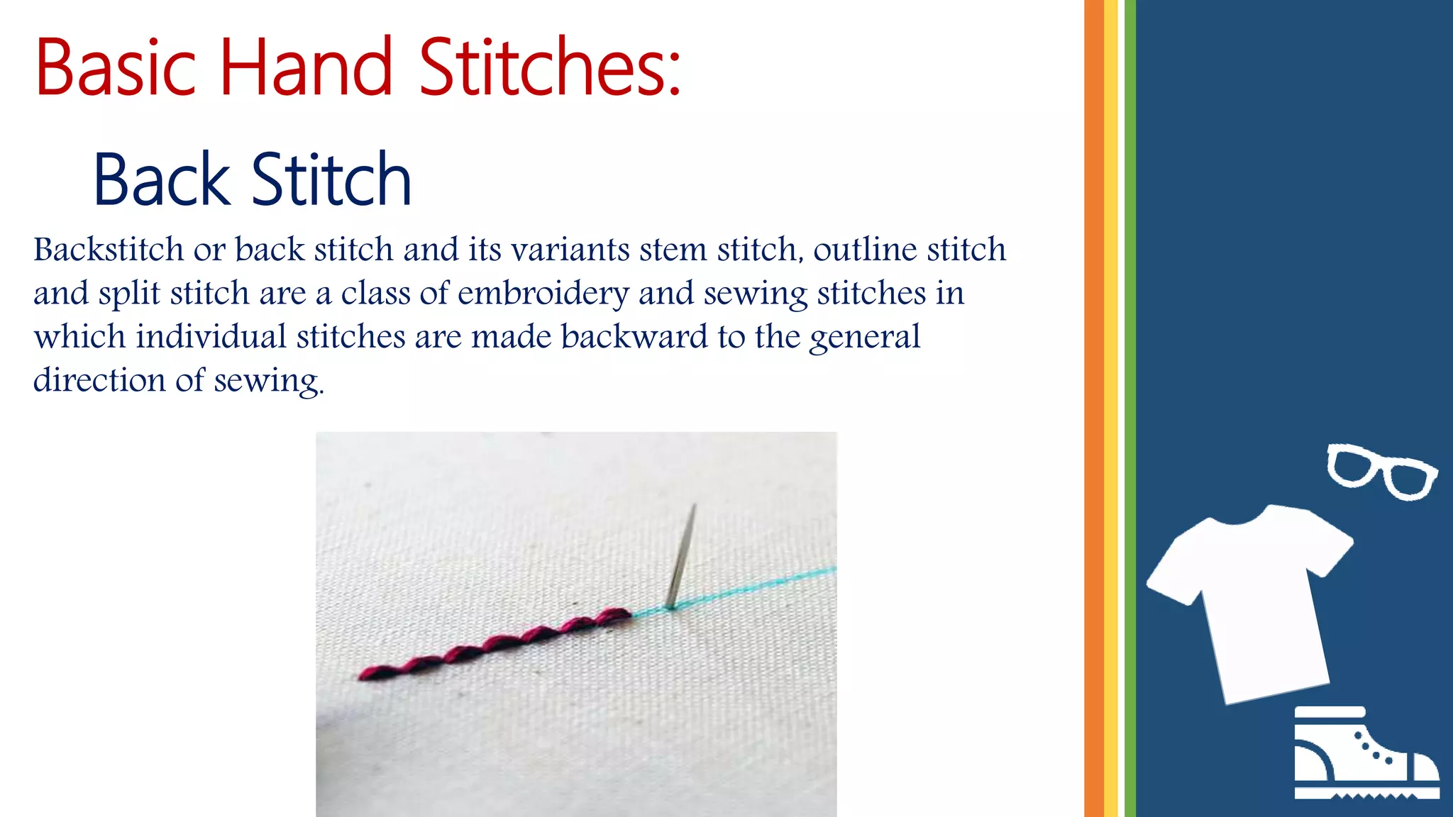 EPP- Basic Stitches | PPTX