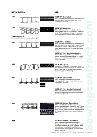 Stitch Classification | PDF