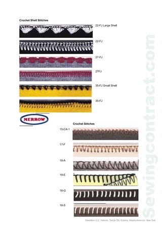 Stitch Classification | PDF