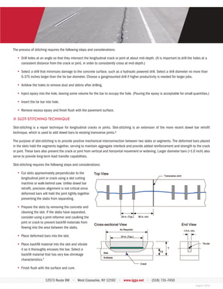 STITCHING CONCRETE PAVEMENT CRACKS AND JOINTS | PDF