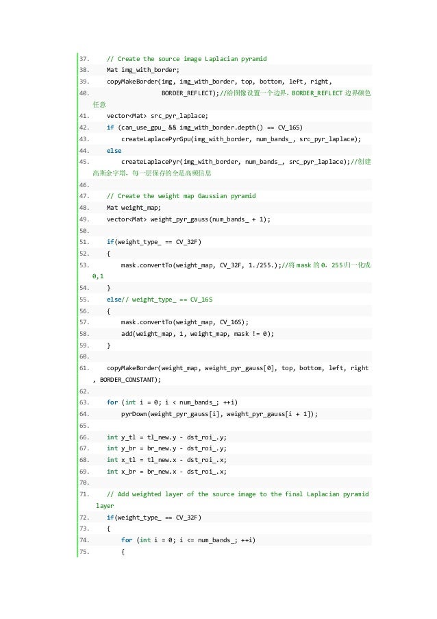 Opencv Stitchingdetailed Algorithm Introduction 3543