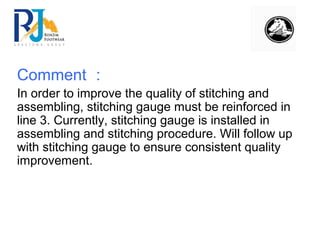 Stitching margin improvement project | PPT