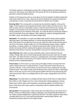 Stitching Styles in Garment Production.pdf | Needlework | Arts and Crafts