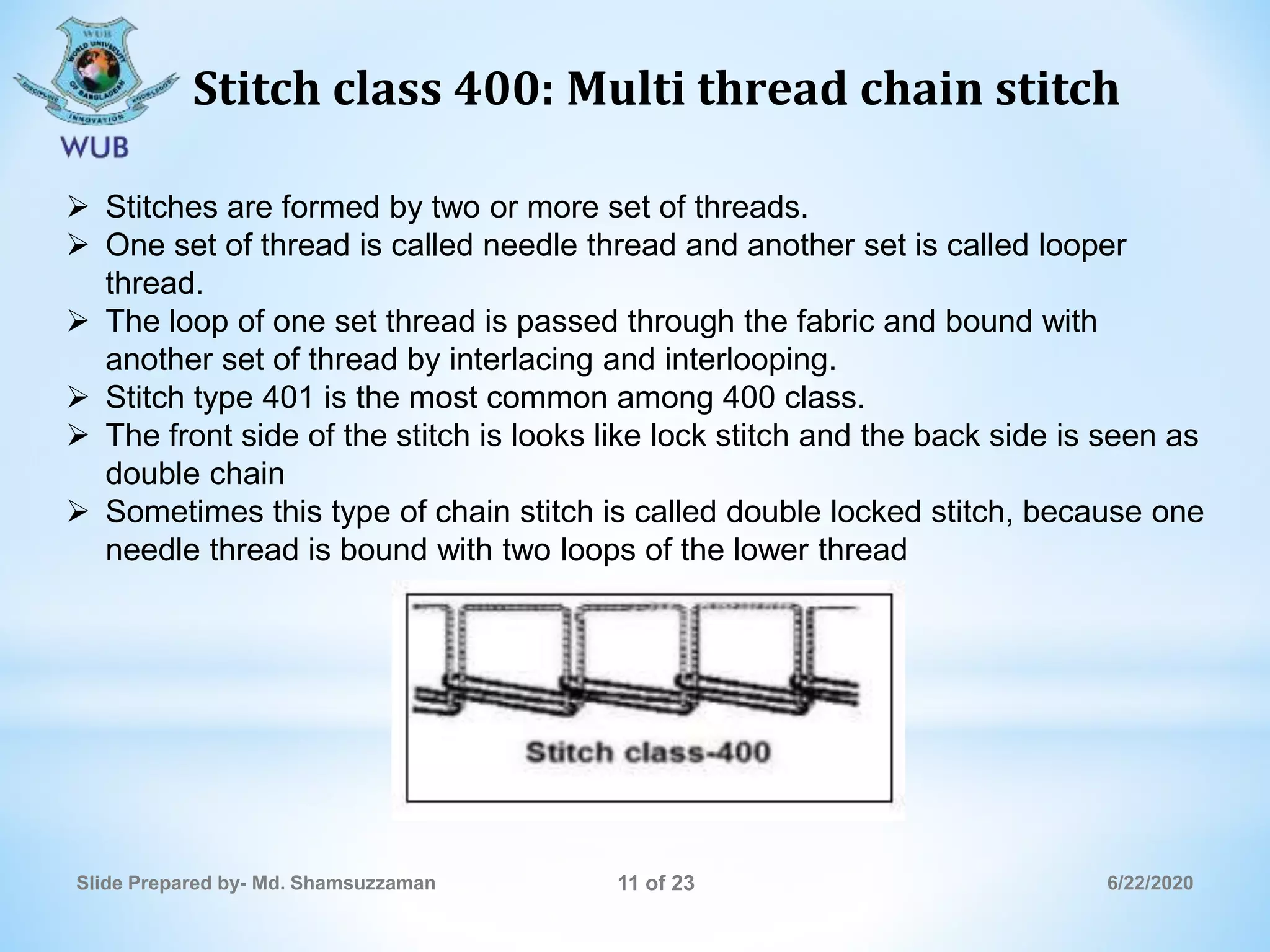Stitch and it's classification (part 1) | PPTX