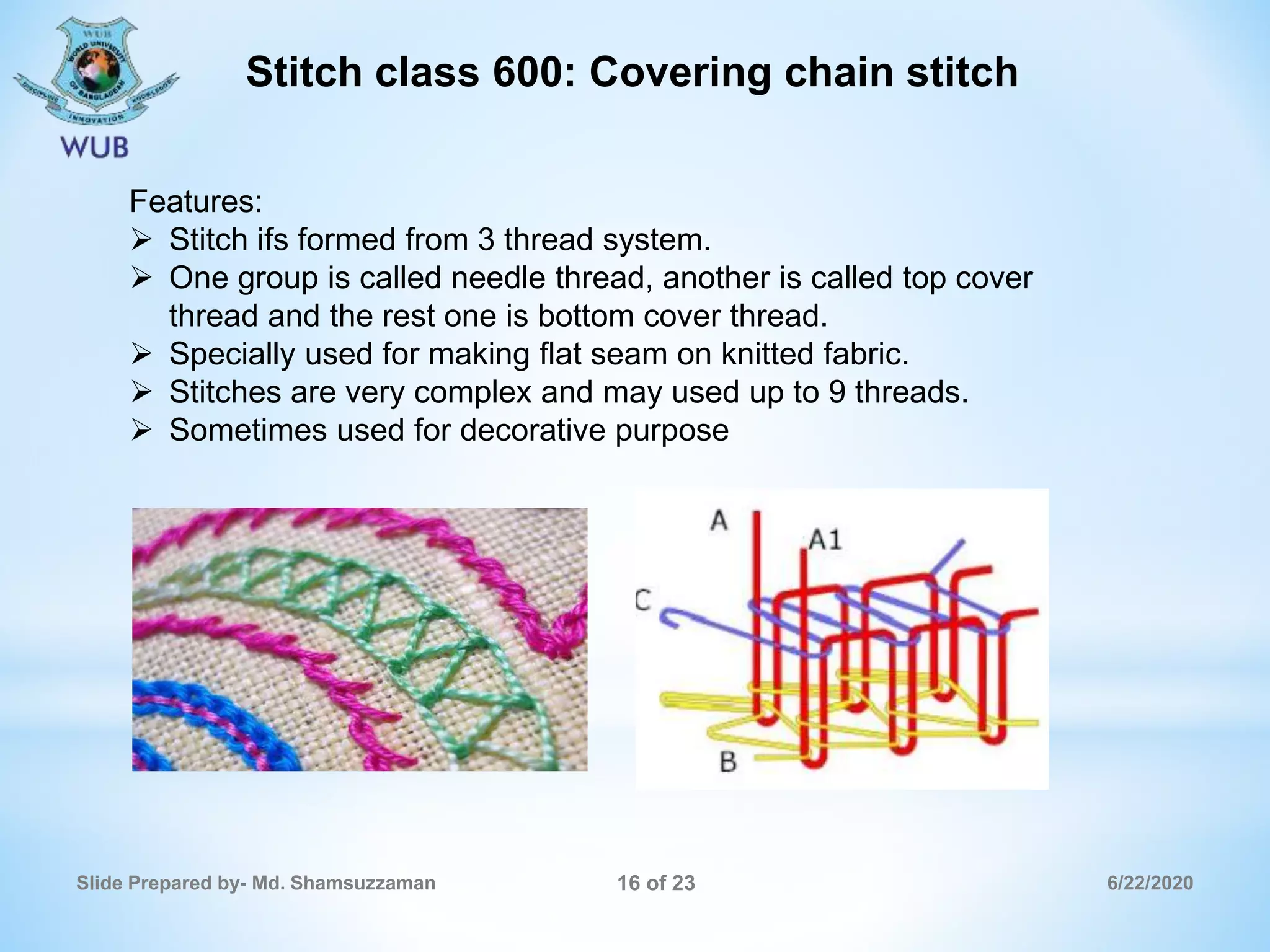 Stitch and it's classification (part 1) | PPTX