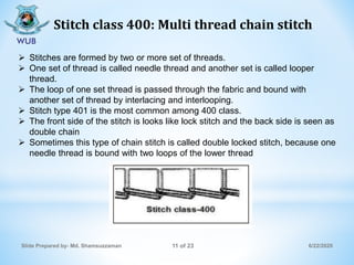 Stitch and it's classification (part 1) | PPTX