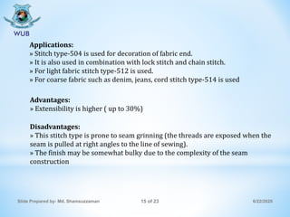 Stitch and it's classification (part 1) | PPTX