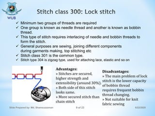 Stitch and it's classification (part 1) | PPTX