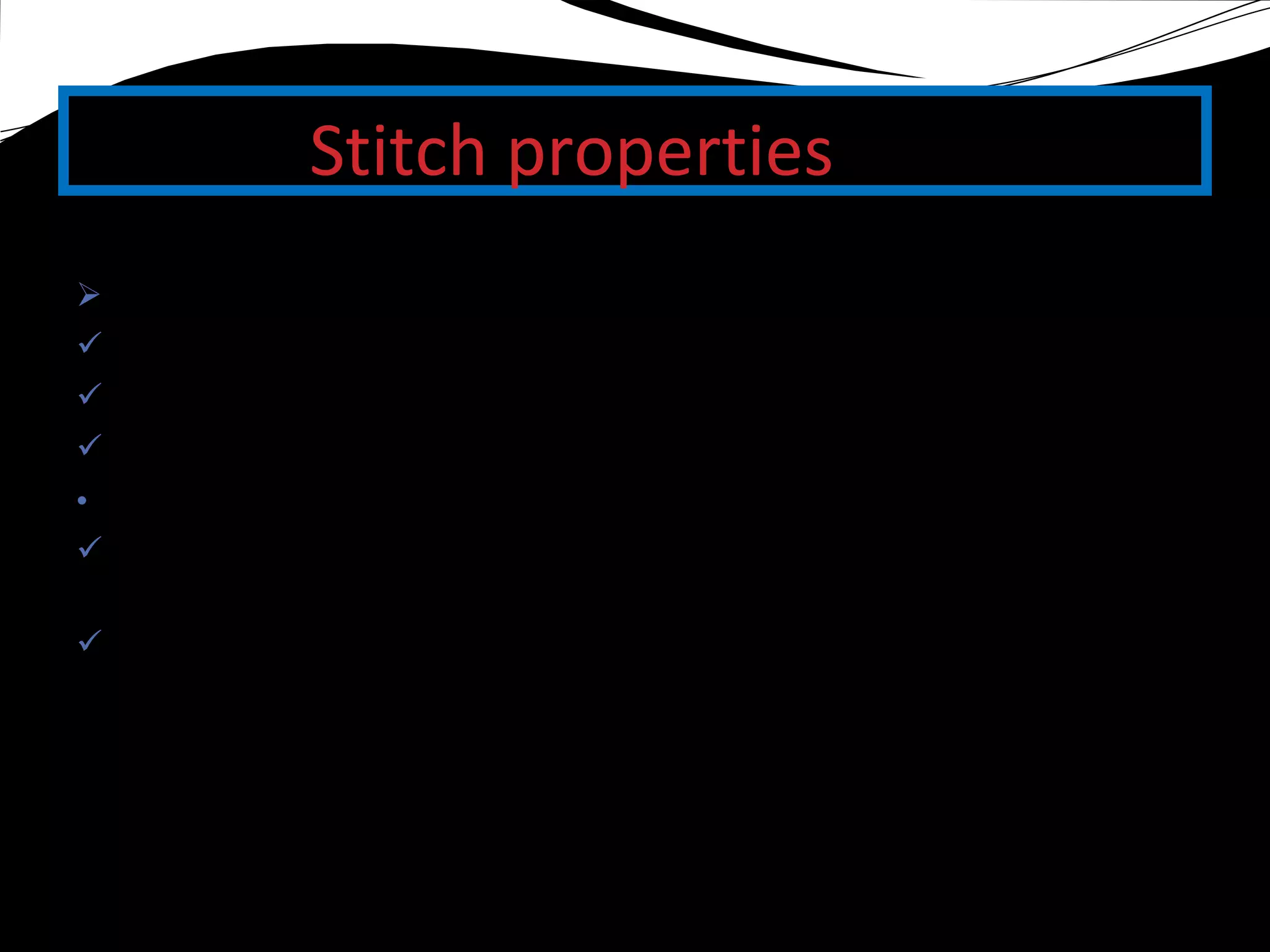 Stitch & Details of Stitch types | PPT