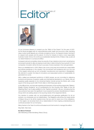 E-Magazine of Masco Group 2021 | PDF