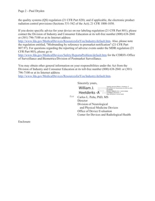 Stivax neurostimulator and fda powerpoint | PDF