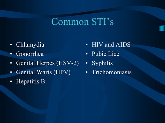 Sexually Transmitted Infections | PPTX