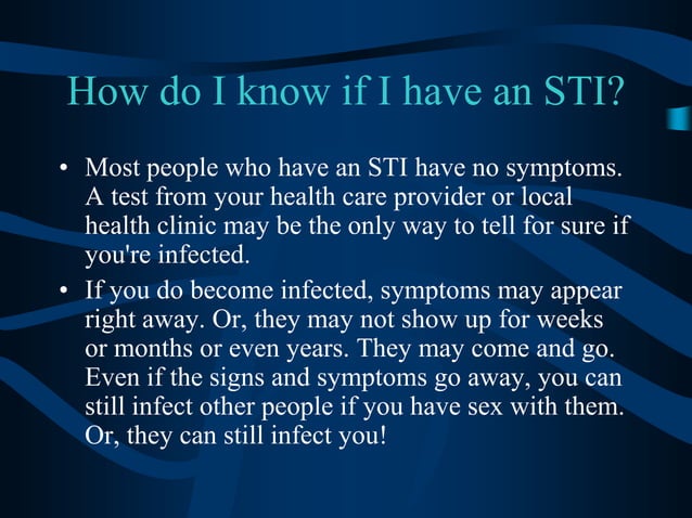 Sexually Transmitted Infections | PPT