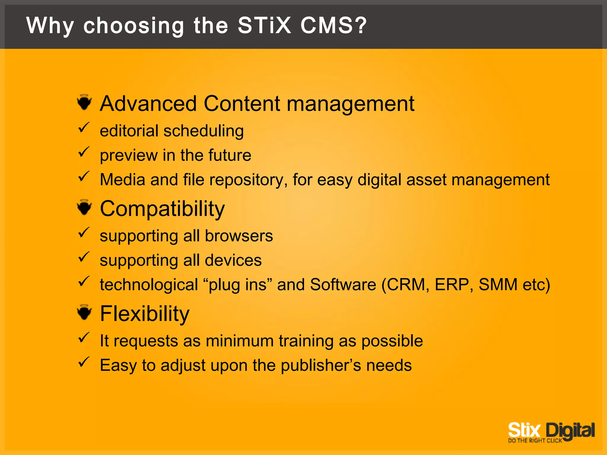 Stix cms general overview_2012