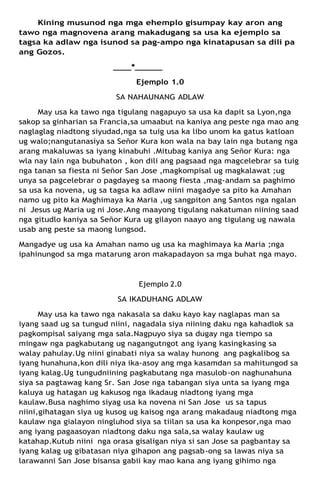 St Joseph Novena. for Fiesta Celebration docx | DOCX
