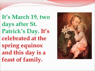 St Joseph's day | PPT