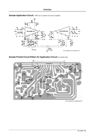 Stk4192 stereo aplifier | PDF