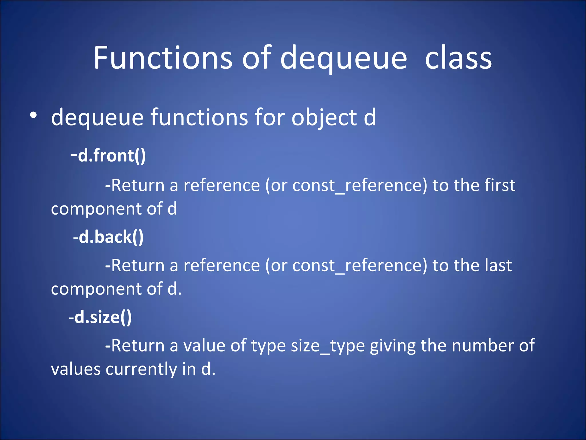 Standard Template Librarystl In C Ppt 5574
