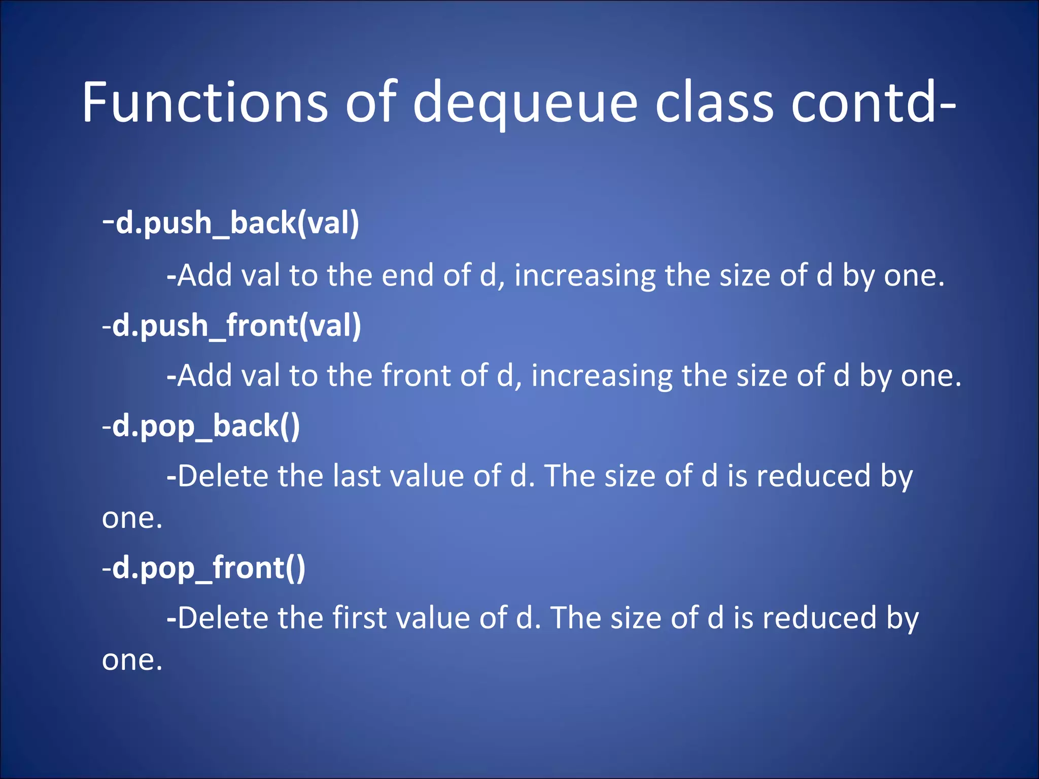 standard template library(STL) in C++ | PPT
