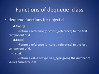 standard template library(STL) in C++ | PPT