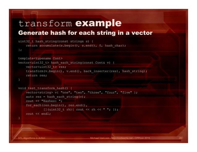 STL Algorithms In Action | PPT