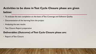 STLC (Software Testing Life Cycle) | PDF