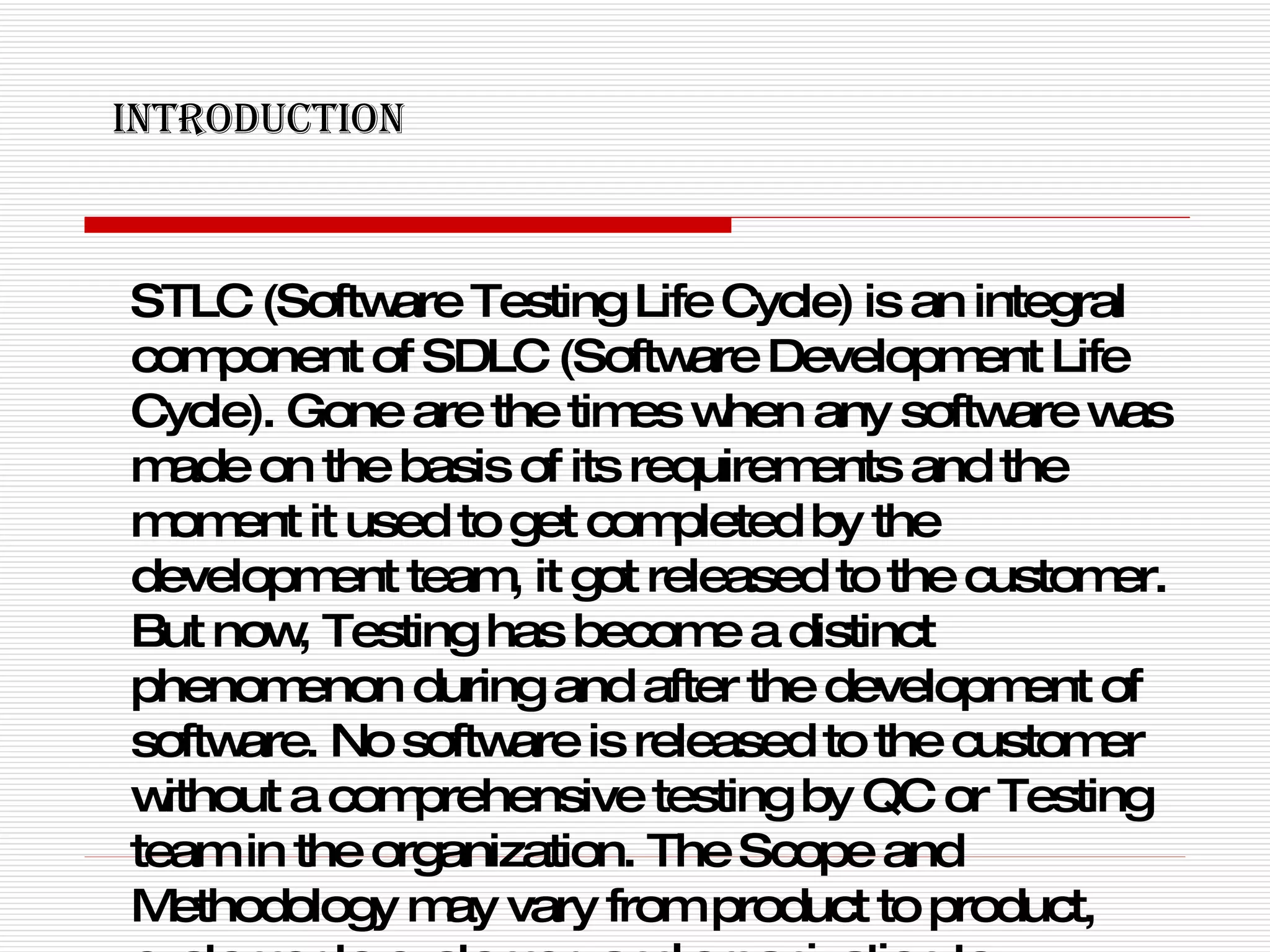 Stlc 12 Steps Ppt | PPT