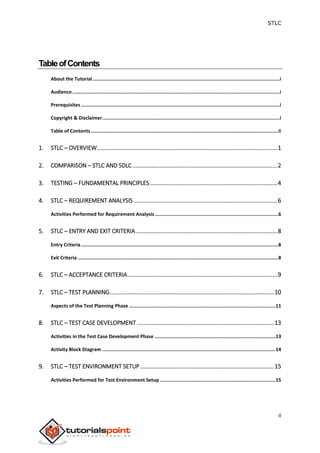 Stlc tutorial | PDF | Operating Systems | Computer Software and ...