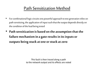 Fault Detection Methods in Sequential System | PPTX
