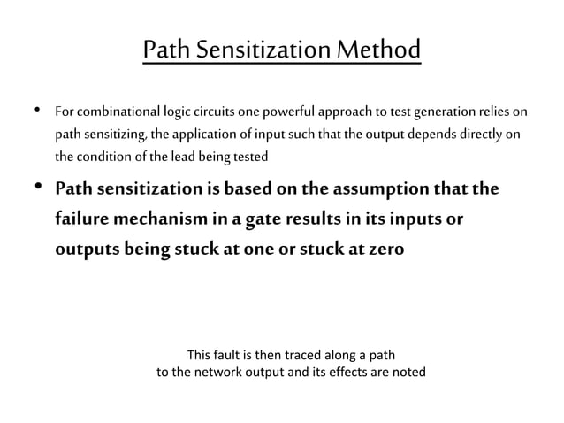 Fault Detection Methods in Sequential System | PPTX