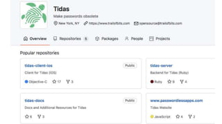 Understanding passwordless technologies | PPTX