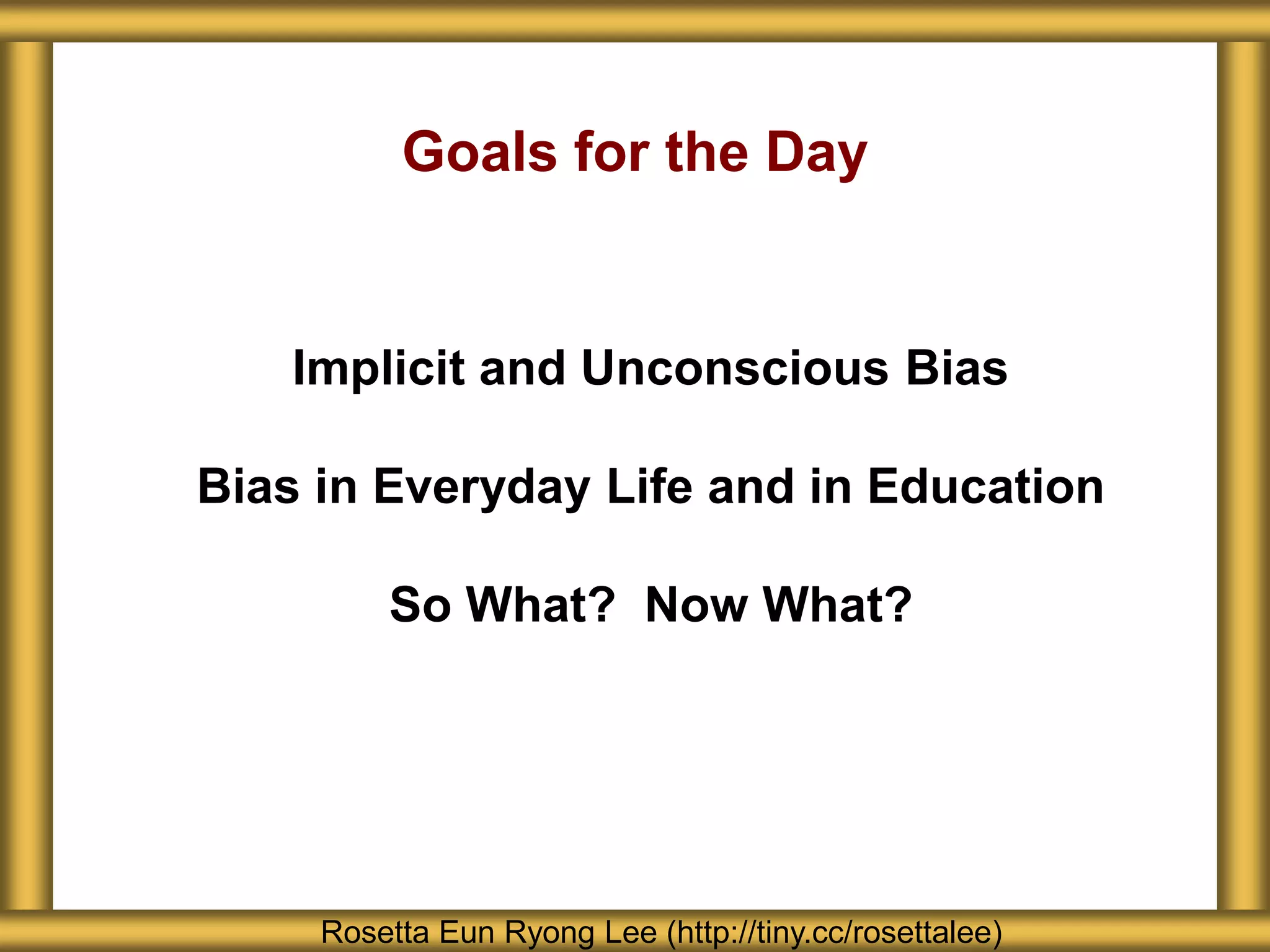 STLinATL 2019 Unconscious and Implicit Bias | PPTX