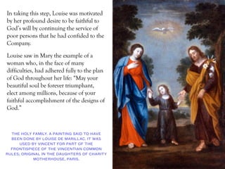 St. Louise Dedicated Daughters of Charity to Mary | PPT
