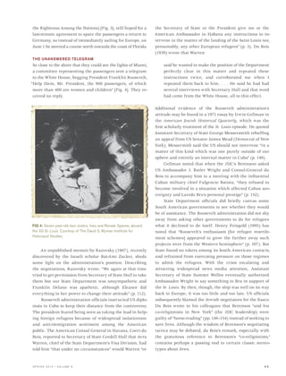 Revisiting the Voyage of the Damned by Rafael Medoff | Prism | PDF