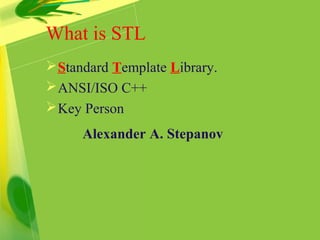 C++ STL 概觀 | PPT